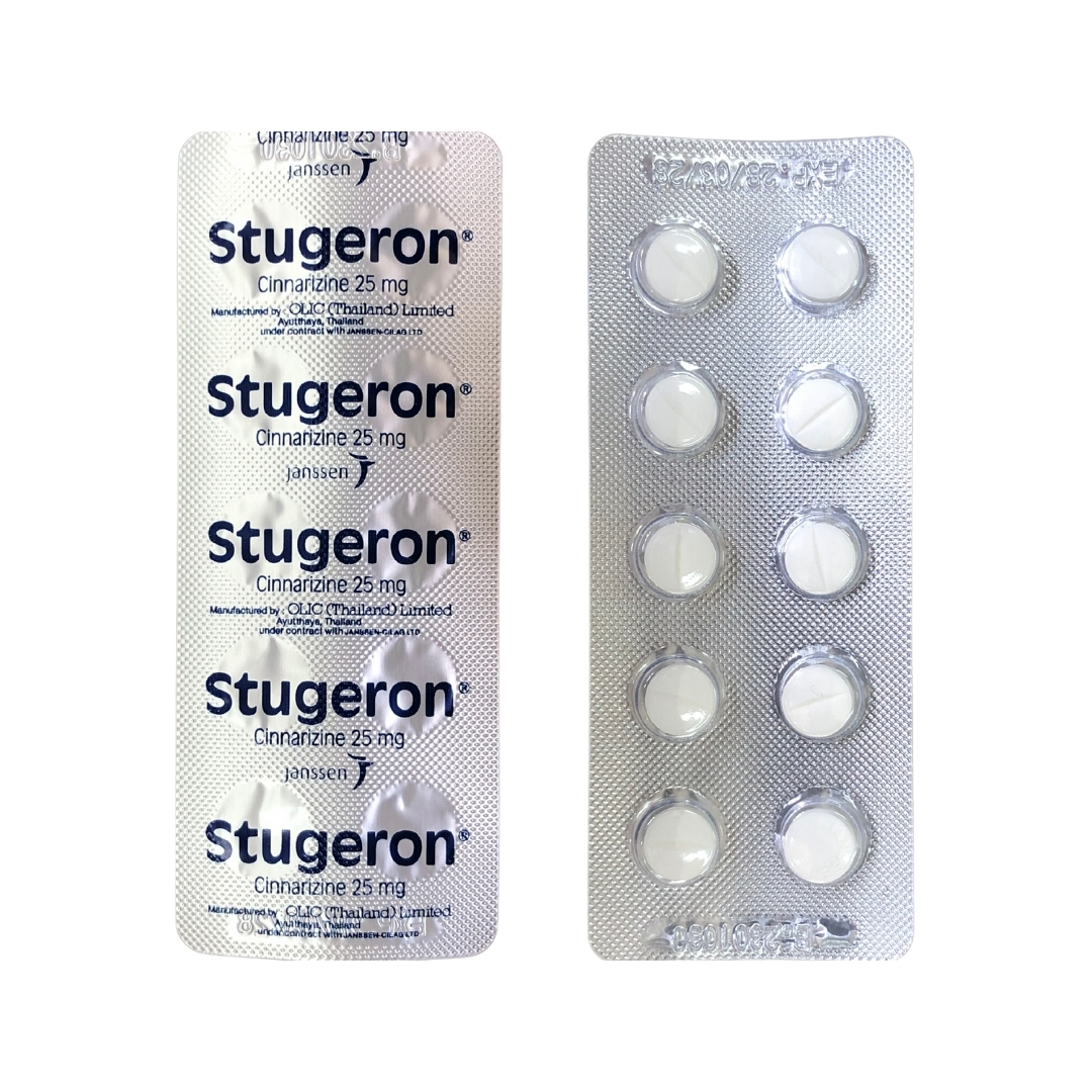 Thuốc Stugeron (25mg) - Điều Trị Rối Loạn Tuần Hoàn Não - Pharmart.vn