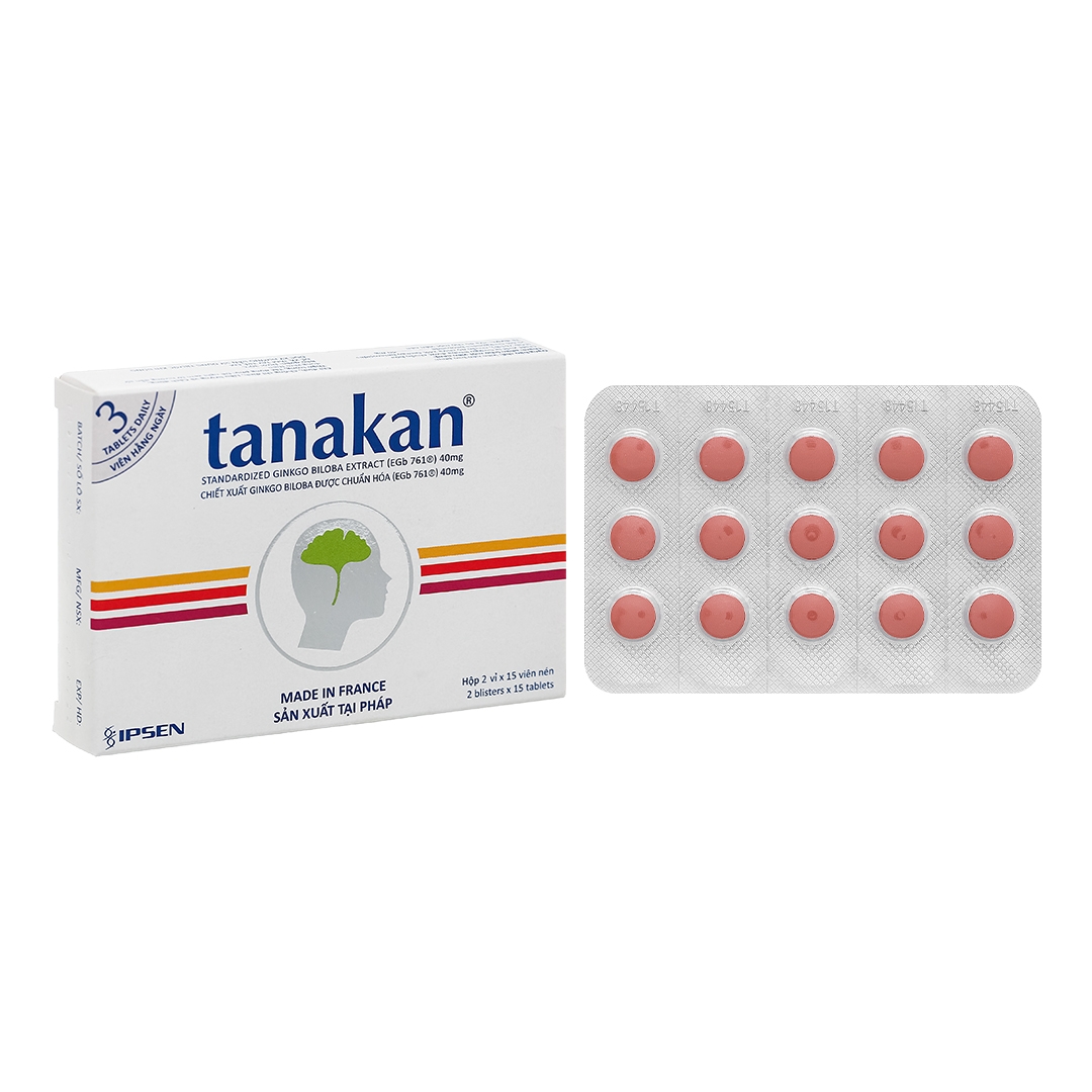 Thuốc Tanakan 40mg - Cải thiện trí nhớ - Pharmart.vn