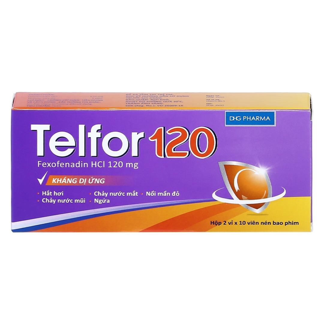 Thuốc Telfor 120mg - Pharmart.vn