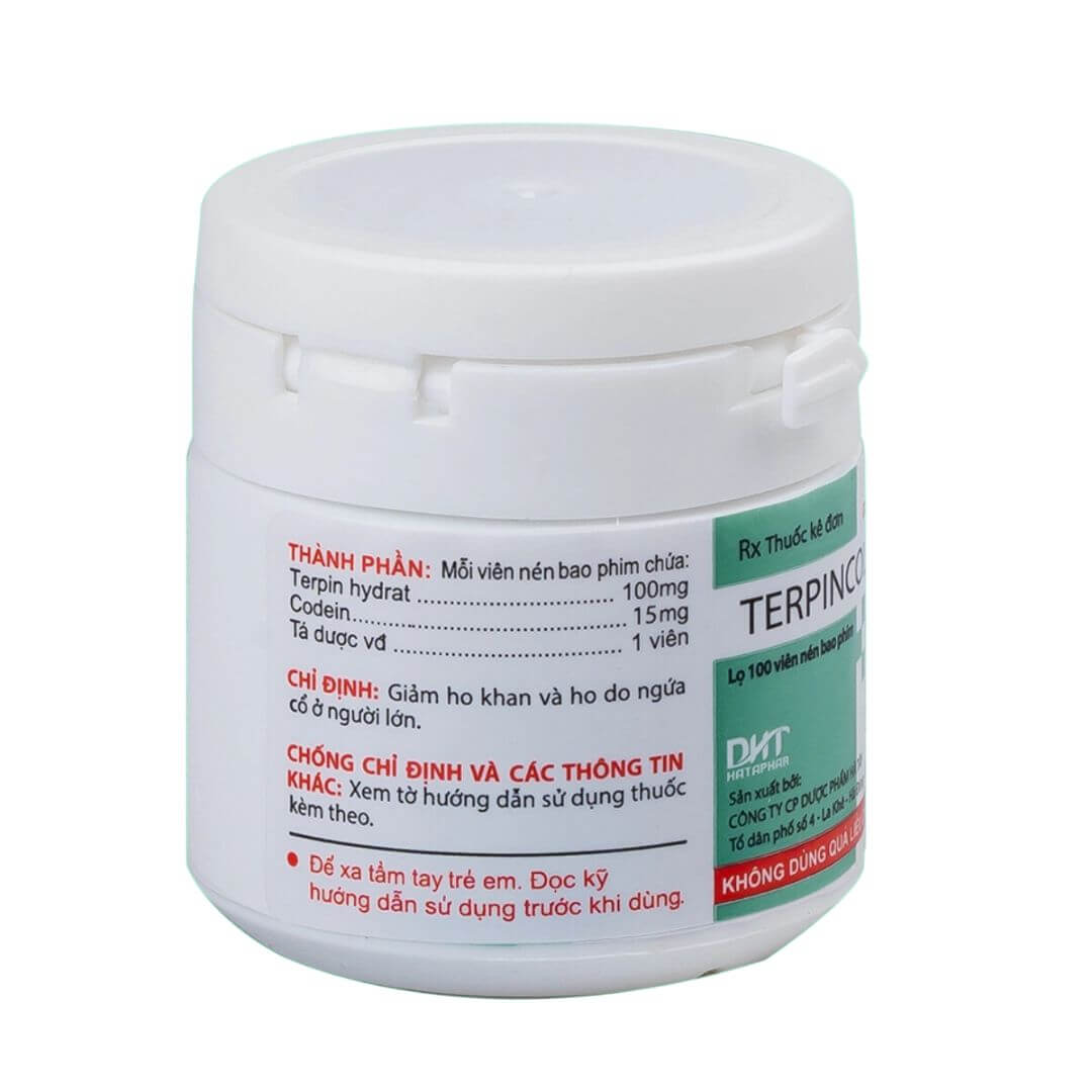 Terpincold - Điều trị ho khan, ho do ngứa cổ - Pharmart.vn