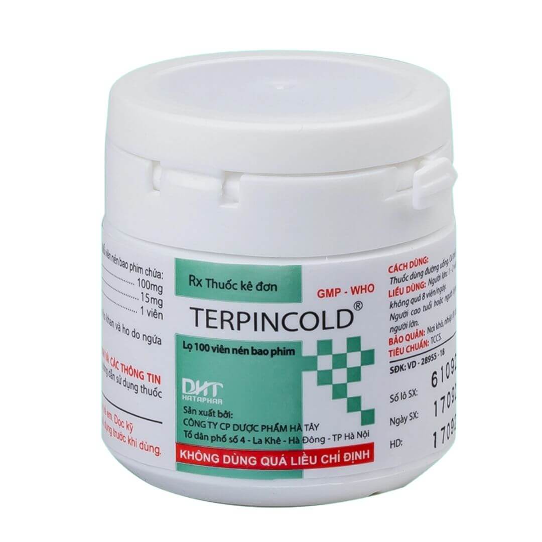 Terpincold - Điều trị ho khan, ho do ngứa cổ - Pharmart.vn