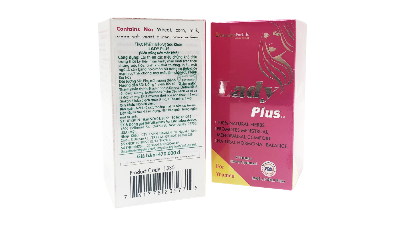 Lady Plus - Cân bằng nội tiết tố nữ | Pharmart.vn