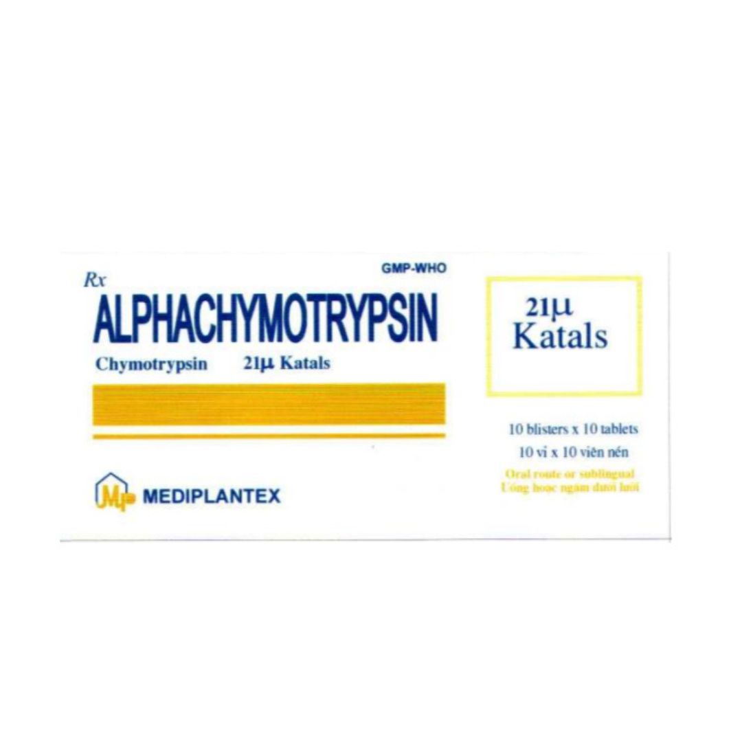 Thuốc Alpha Chymotrypsin Mediplantex - Pharmart.vn