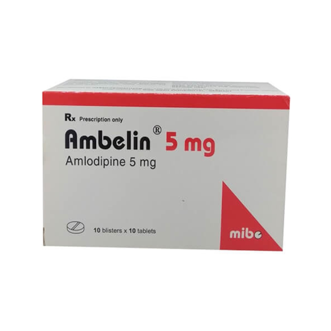 Thuốc Ambelin 5mg - Điều trị tăng huyết áp, đau thắt ngực - Pharmart.vn