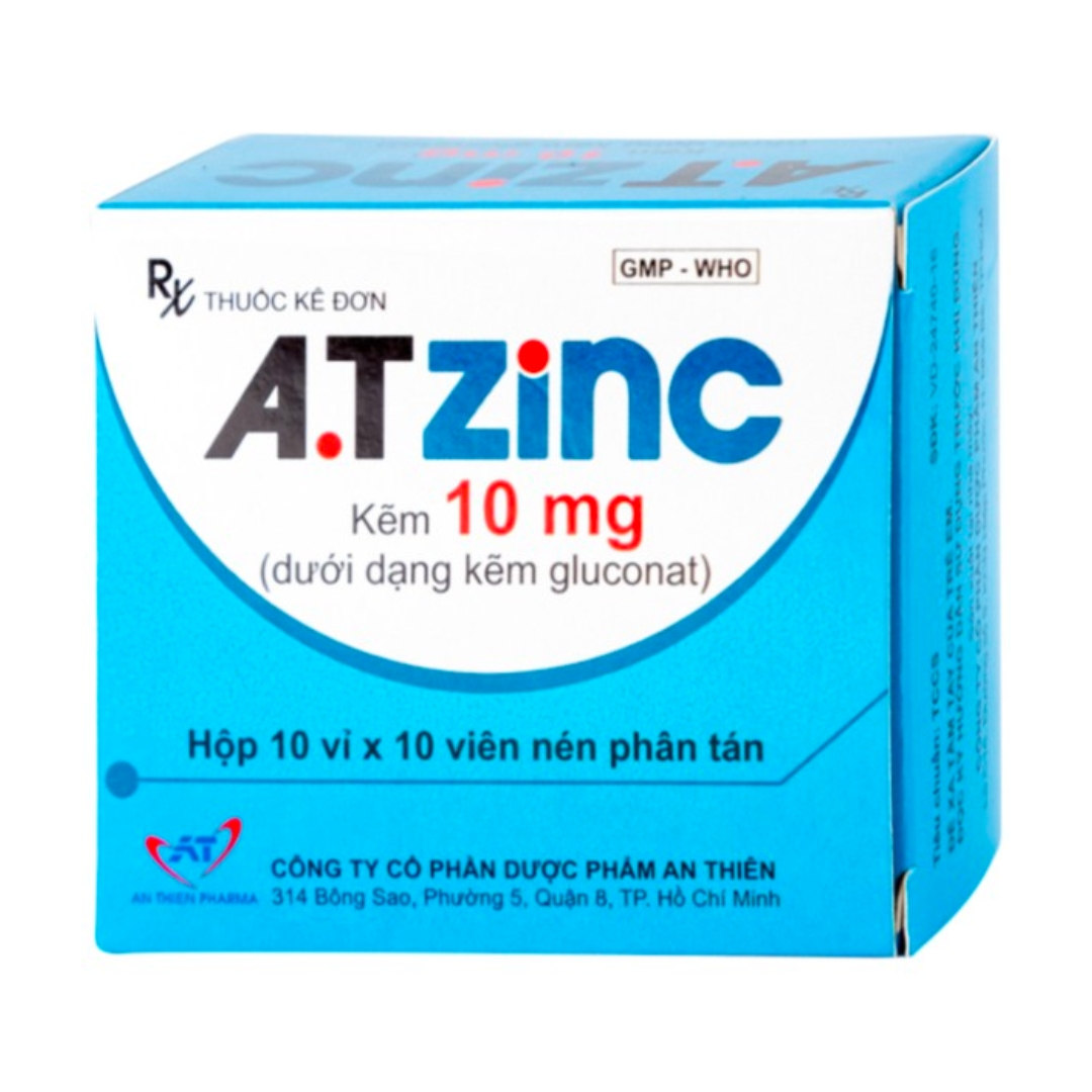 Thuốc A.T ZinC 10mg An Thiên - Bù nước và điện giải - Pharmart.vn