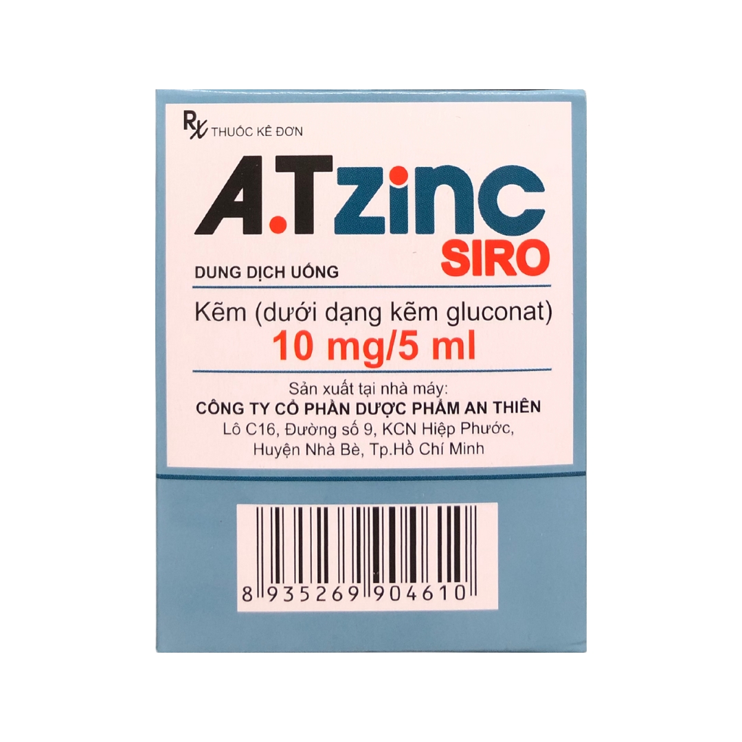 Thuốc A.T ZinC (10mg) - Bổ sung kẽm và tăng sức đề kháng - Pharmart.vn