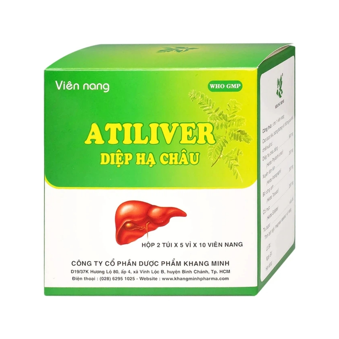 Thuốc Atiliver Diệp Hạ Châu Khang Minh - Điều trị viêm gan, tăng men ...