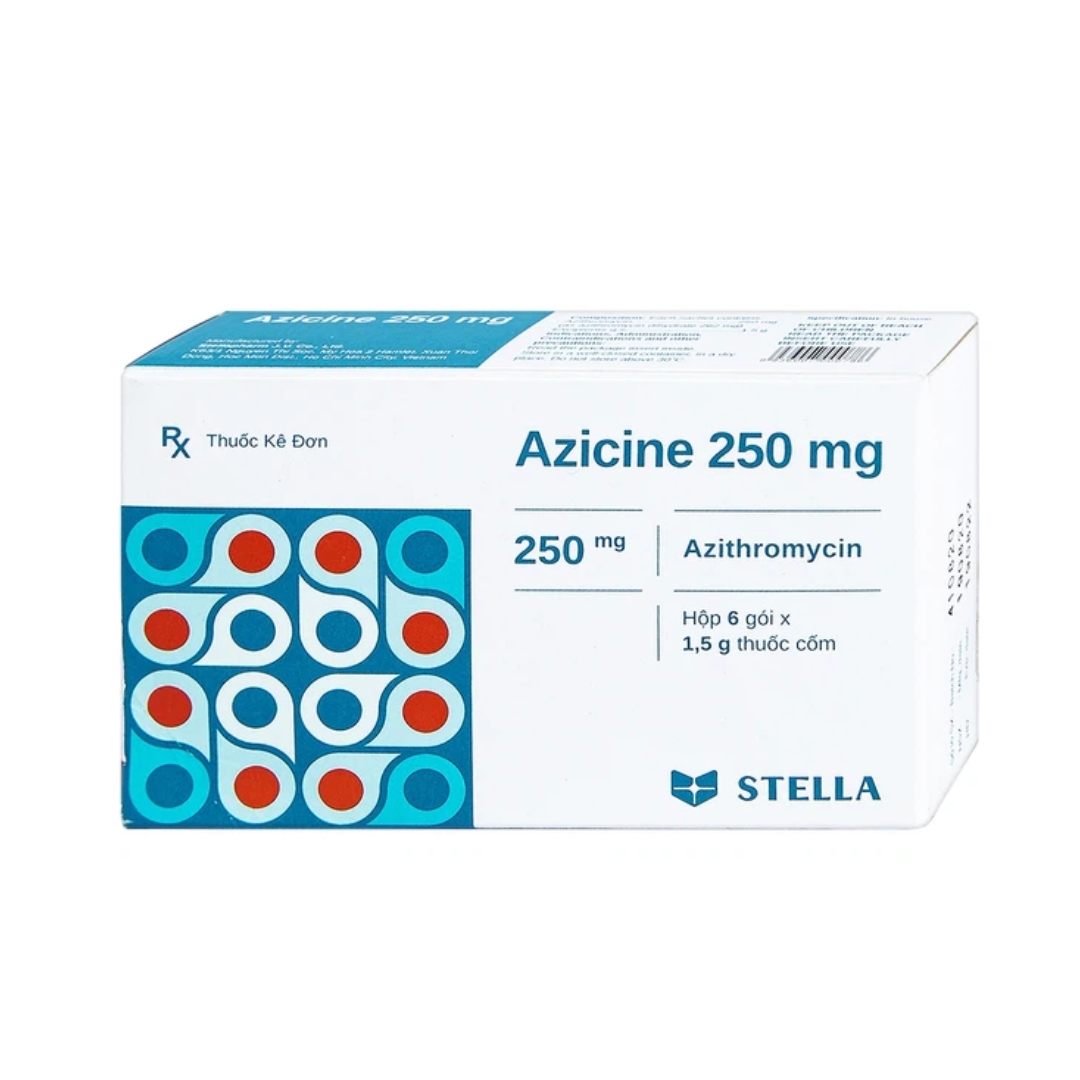Thuốc Azicine 250 mg Stella - Điều trị nhiễm khuẩn - Pharmart.vn