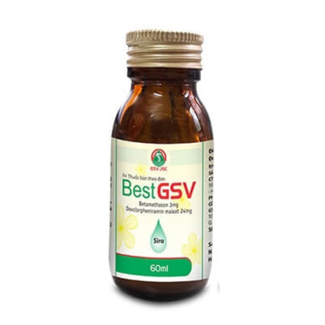 Thuốc Best GSV 60ml - Điều trị dị ứng bằng liệu pháp Corticoid ...
