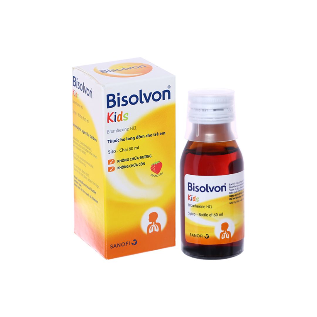 Thuốc Bisolvon kids Hỗ trợ loãng đờm 60ml - Pharmart.vn
