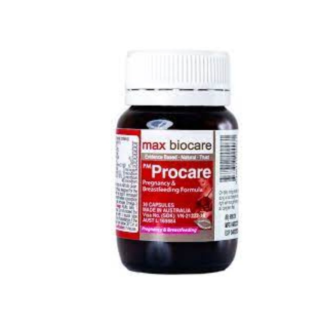 Thuốc Bổ Procare Pregnancy Breastfeeding Cho Bà Bầu & Cho Con Bú Hộp 30 ...