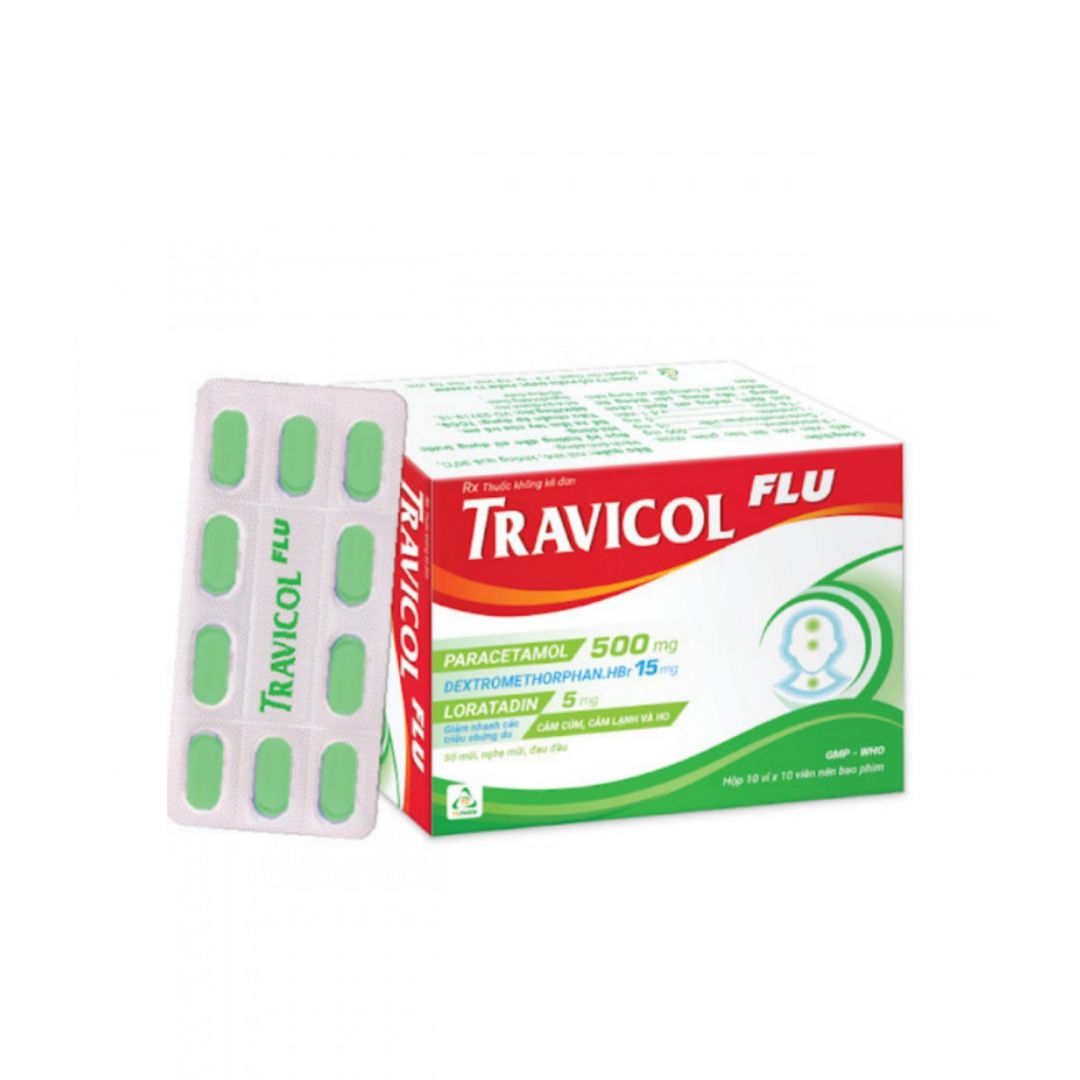 Thuốc cảm cúm Travicol Flu Tv - Pharmart.vn