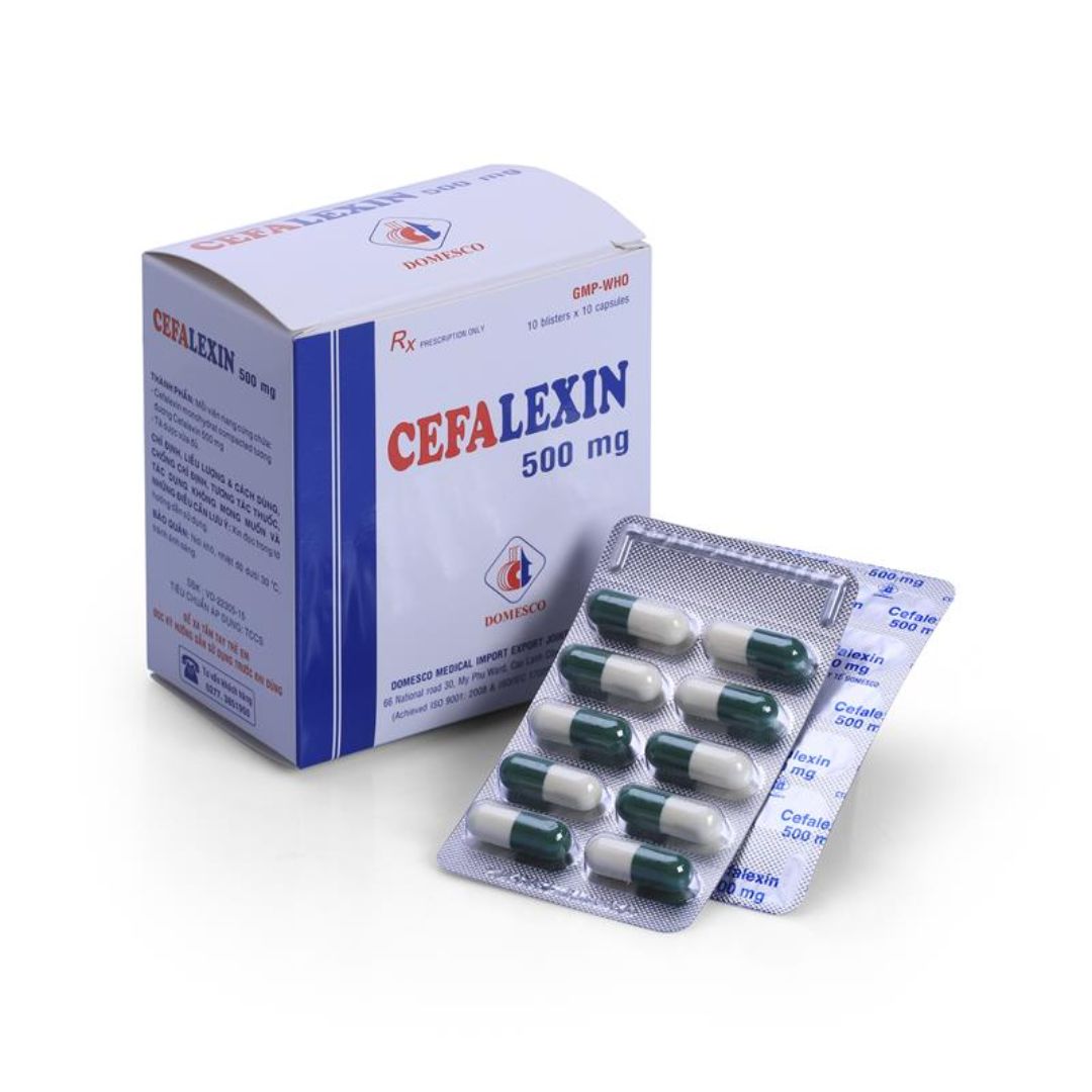 Cefalexin 500mg Domesco-Điều trị nhiễm khuẩn - Pharmart.vn