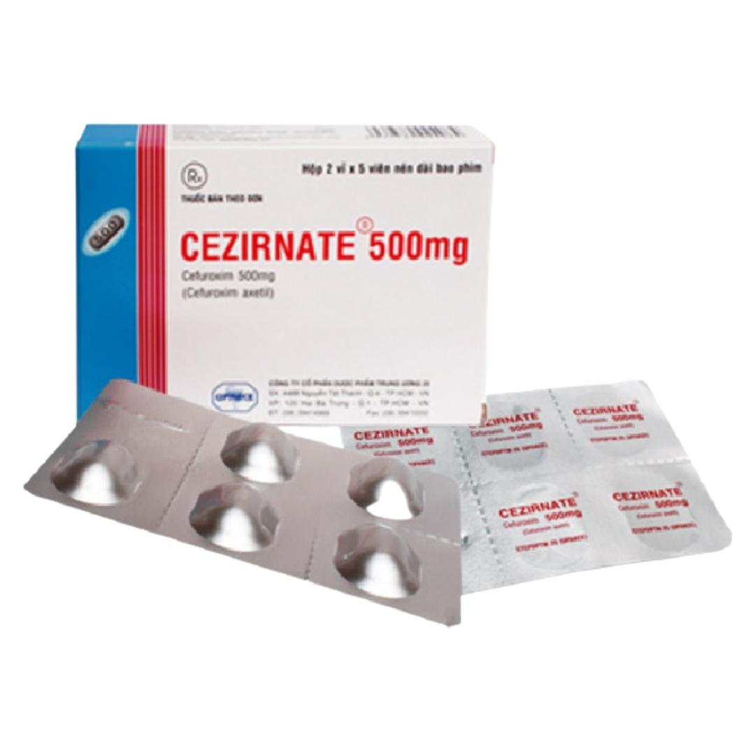 Thuốc Cezinate 500mg - Trị nhiễm khuẩn hô hấp - Pharmart.vn