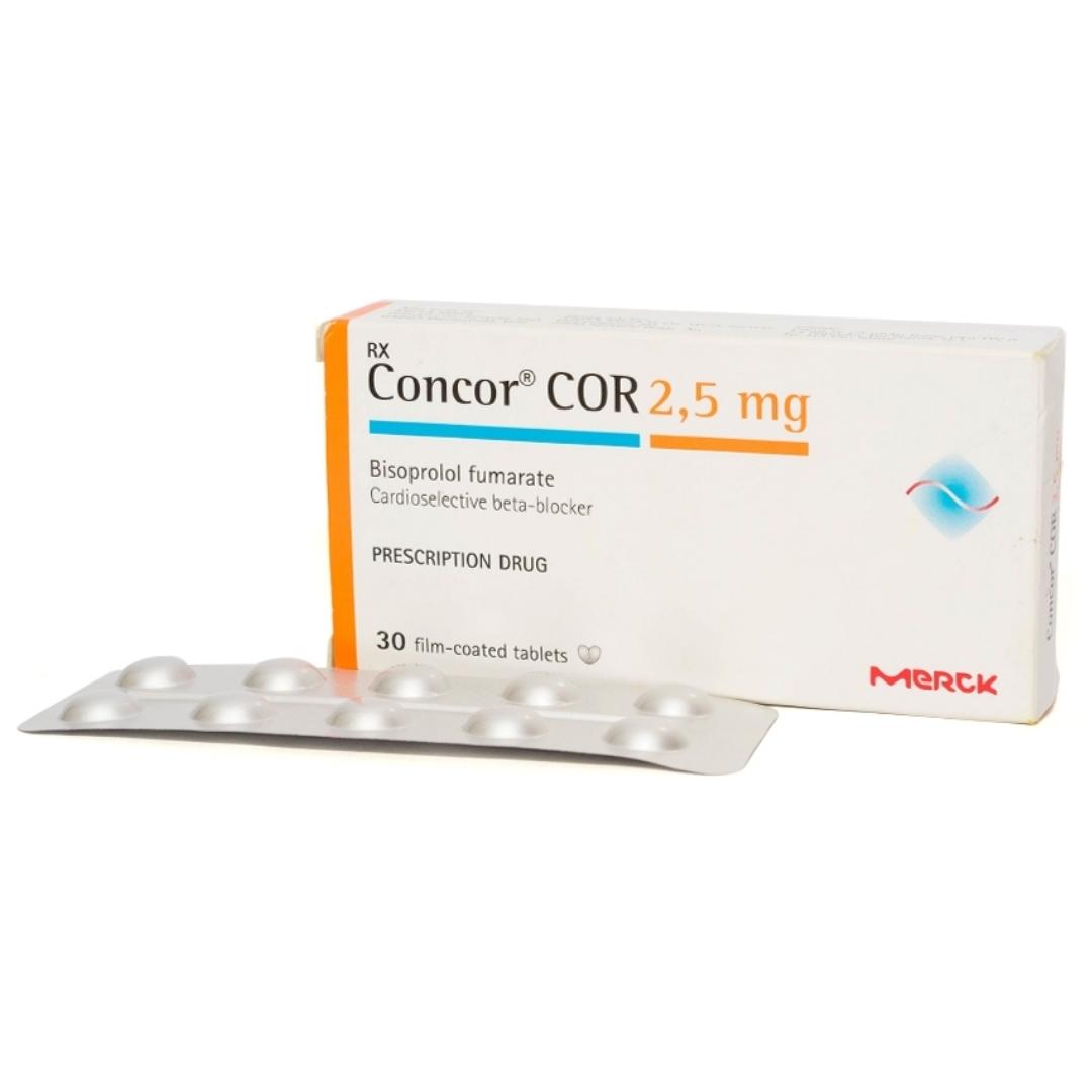 Thuốc Concor 2,5mg Điều trị huyết áp - Pharmart.vn