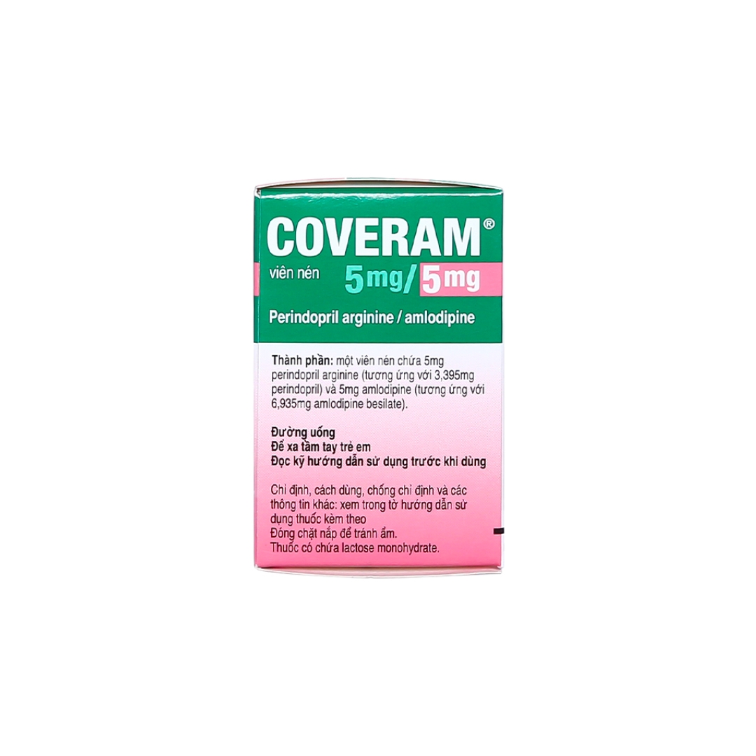 Thuốc Coveram 5mg/5mg Điều trị tăng huyết áp - Pharmart.vn