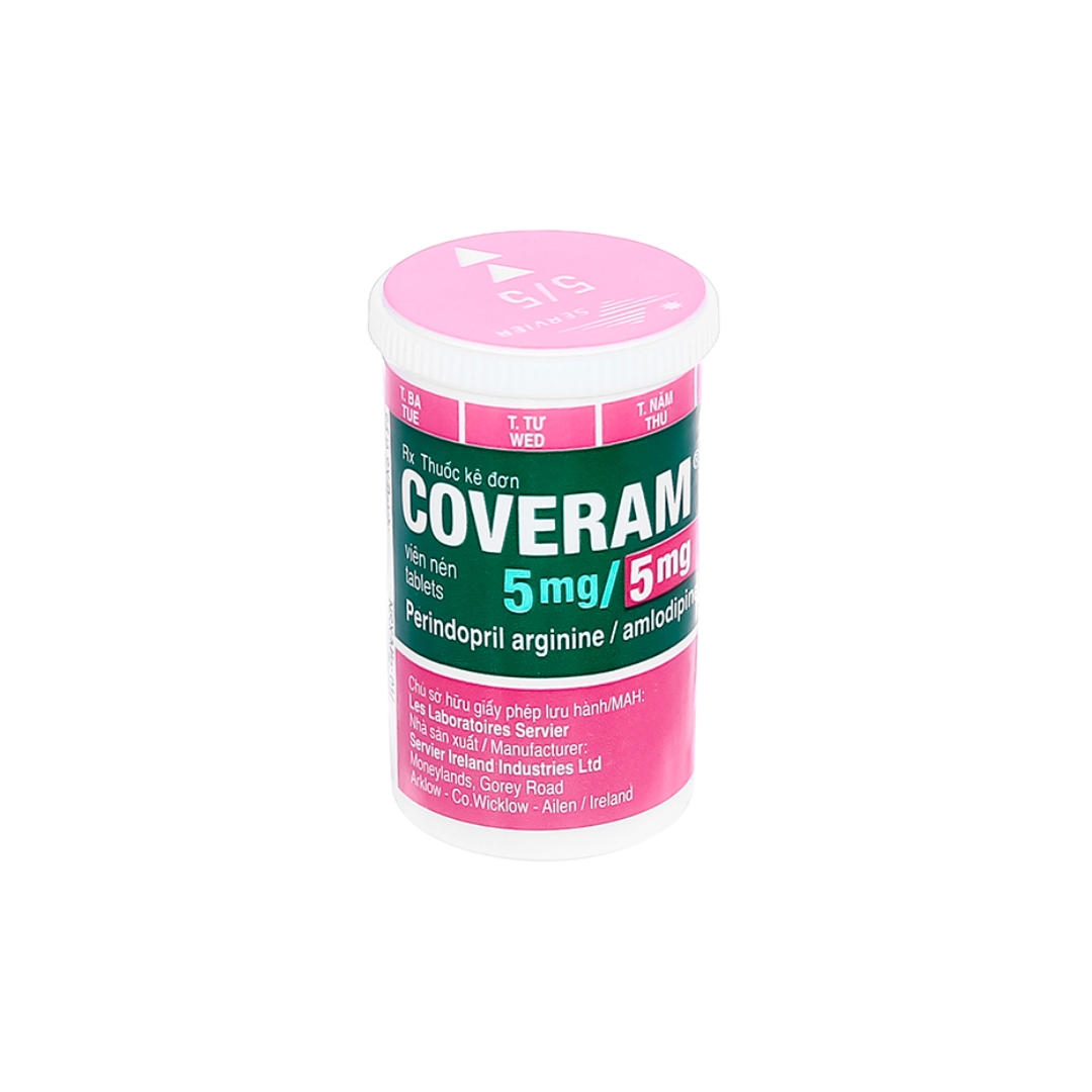 Thuốc Coveram 5mg/5mg Điều trị tăng huyết áp - Pharmart.vn