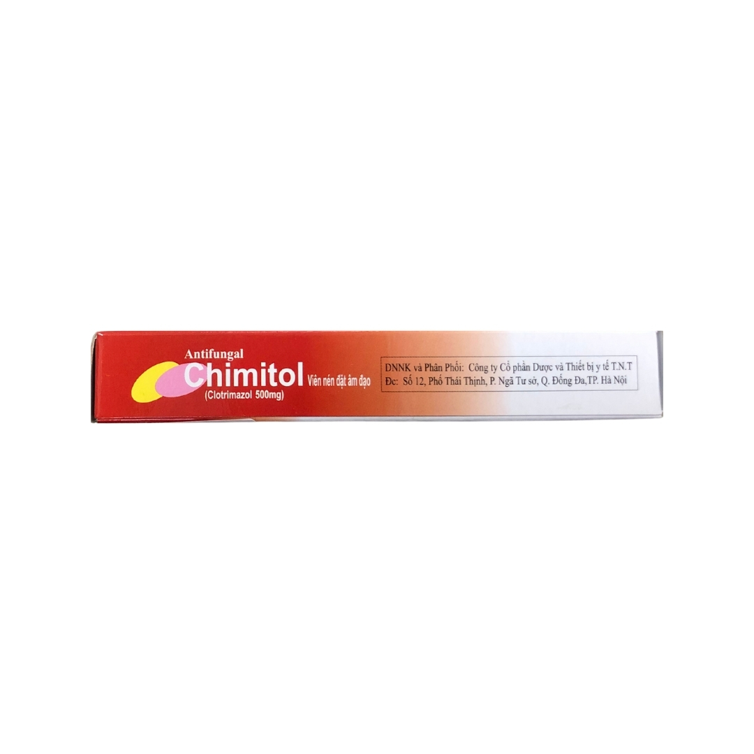 Thuốc đặt Chimitol Vaginal Tab (500mg) - Trị viêm âm đạo - Pharmart.vn