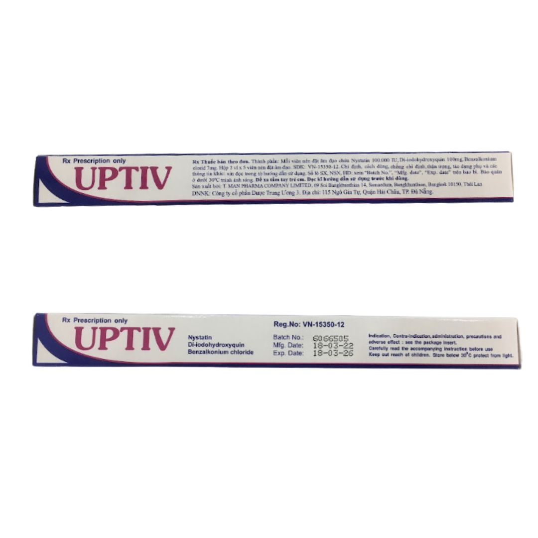 Thuốc đặt phụ khoa Uptiv - Pharmart.vn