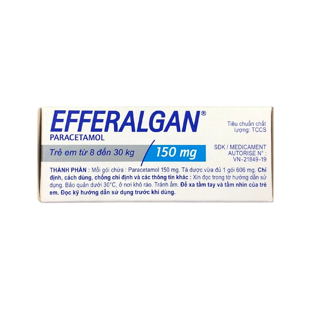 Thuốc bột Efferalgan 150mg - Giảm đau hạ sốt - Pharmart.vn