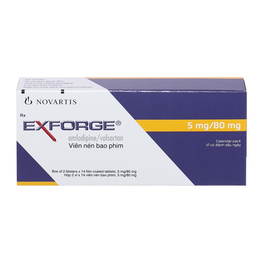 Thuốc Exforge 5Mg/80Mg Điều Trị Huyết Áp - Pharmart.vn