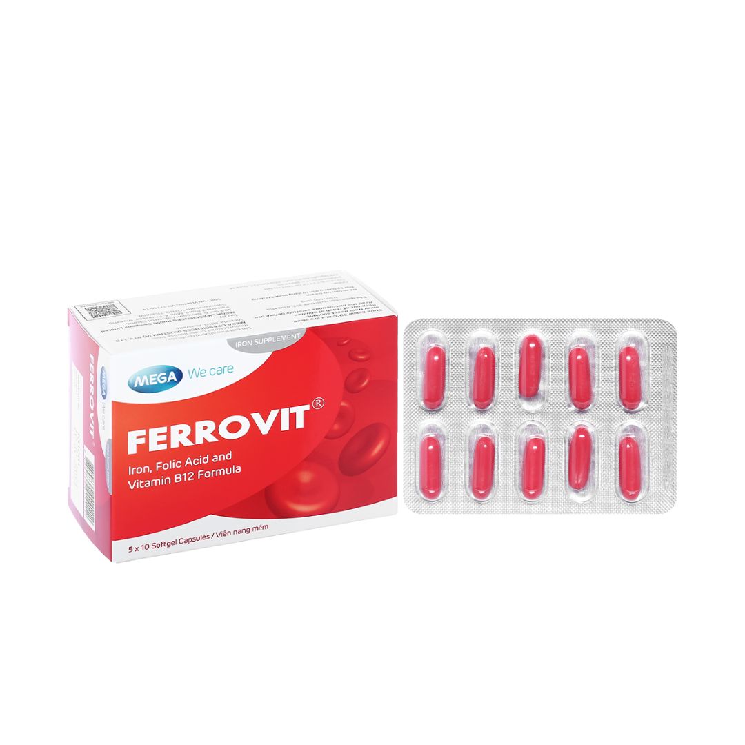 Thuốc Ferrovit Điều trị thiếu máu do sắt - Pharmart.vn