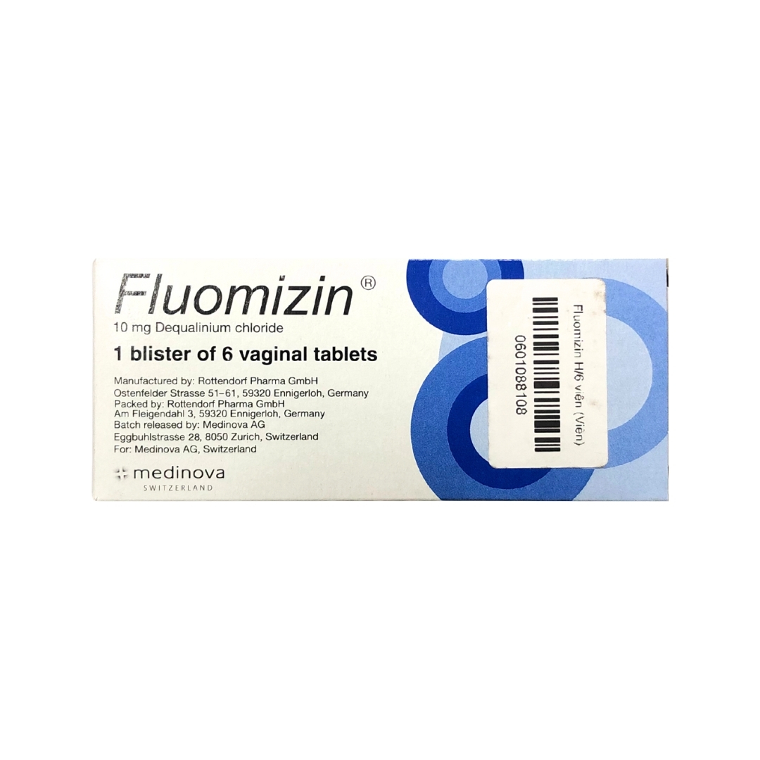 Thuốc đặt Fluomizin (10mg) - Điều trị nhiễm khuẩn, nhiễm nấm âm đạo ...