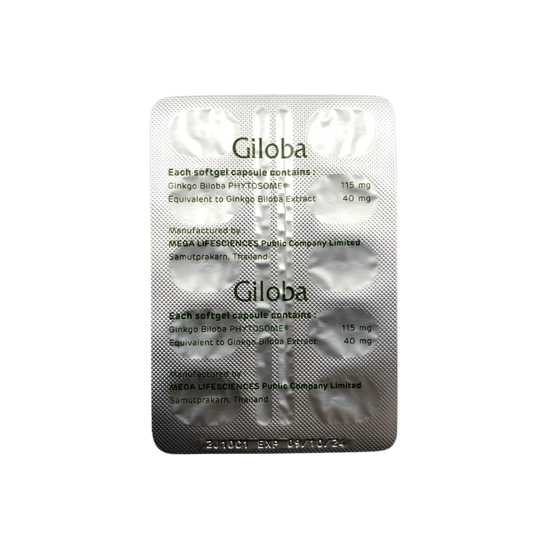Thuốc Giloba 40mg - Tuần hoàn máu não, cải thiện trí nhớ - Pharmart.vn