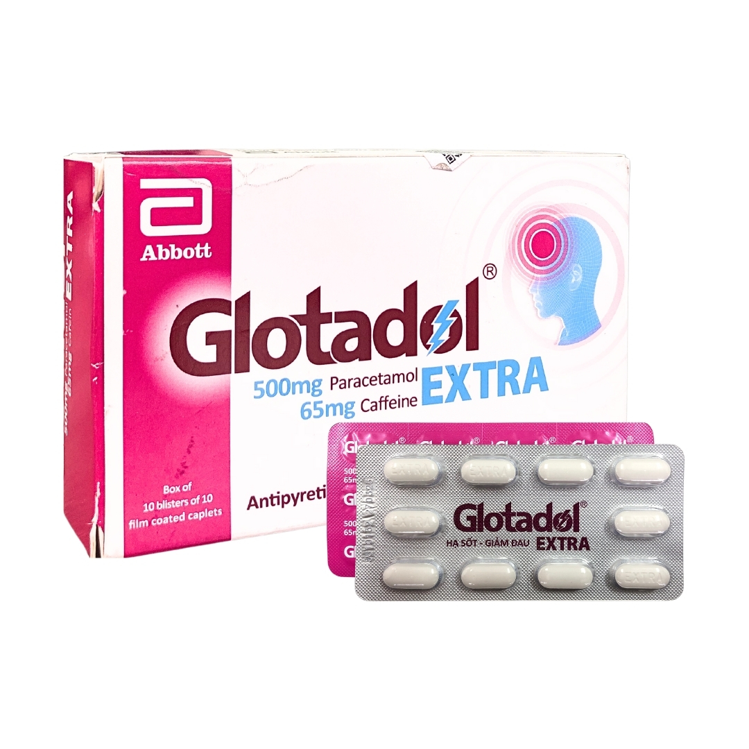 Glotadol Extra (500mg)-Giảm cơn đau nặng - Pharmart.vn