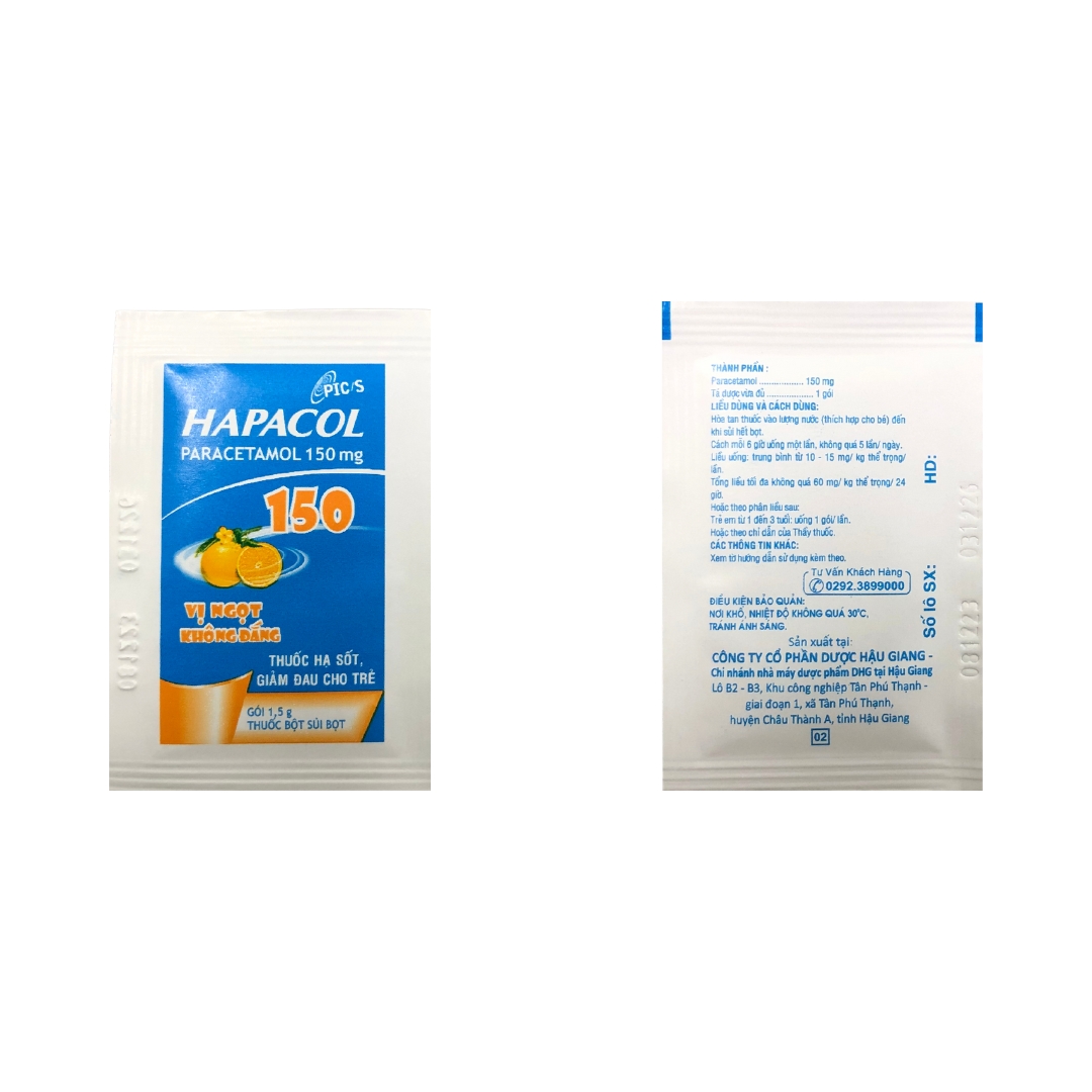 Thuốc Hapacol 150 - Hạ sốt giảm đau ở trẻ em - Pharmart.vn