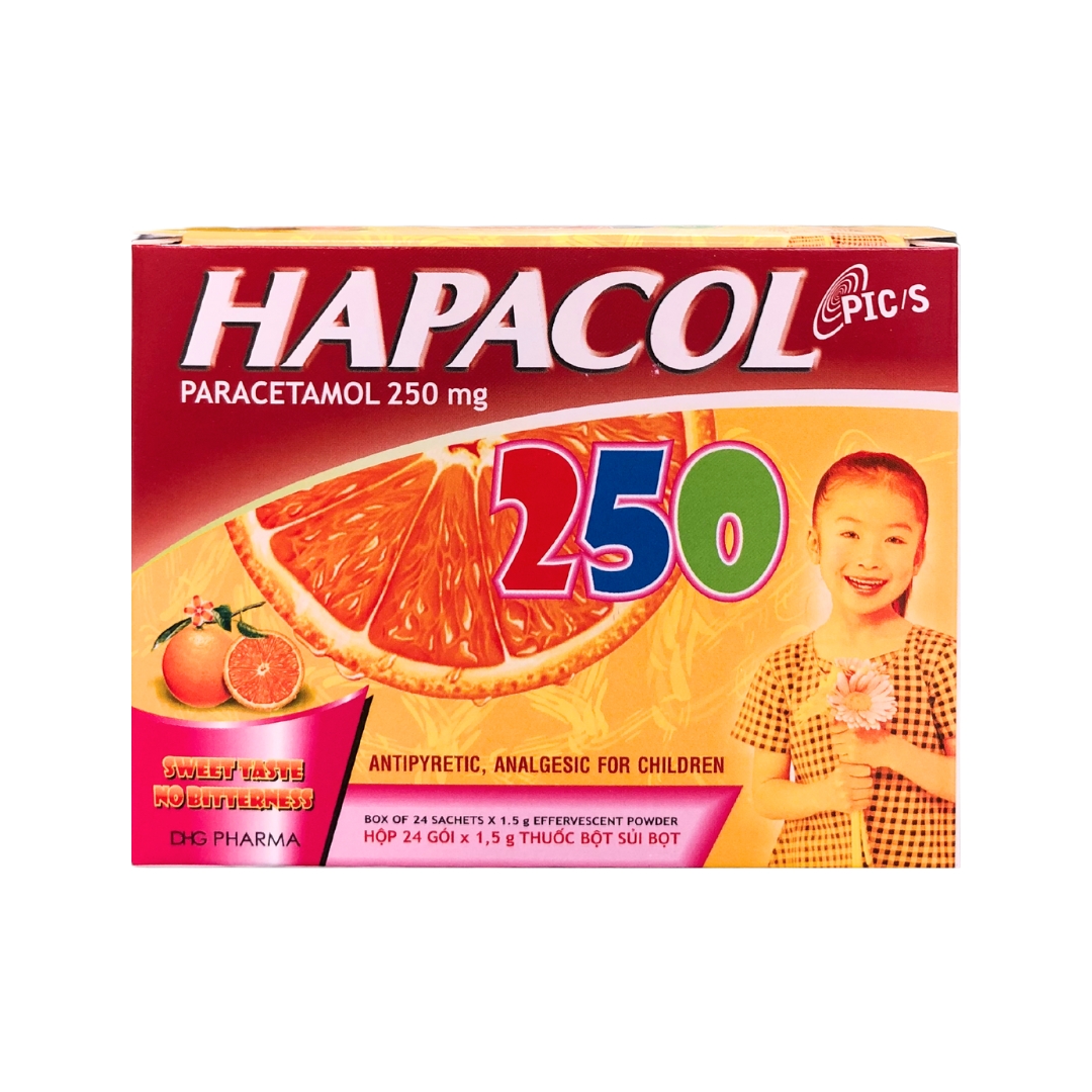 Thuốc Hapacol 250 - Giảm đau, hạ sốt cho trẻ em - Pharmart.vn