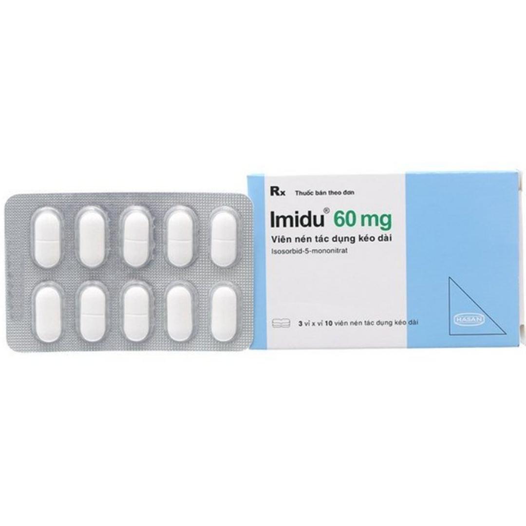 Thuốc Imidu 60mg - Dự phòng đau thắt ngực - Pharmart.vn