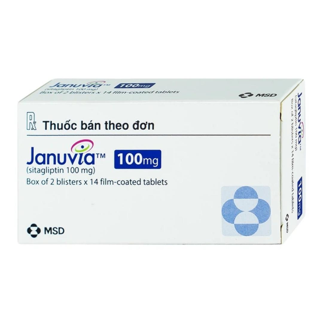Thuốc Januvia 100mg trị tiểu đường - Pharmart.vn