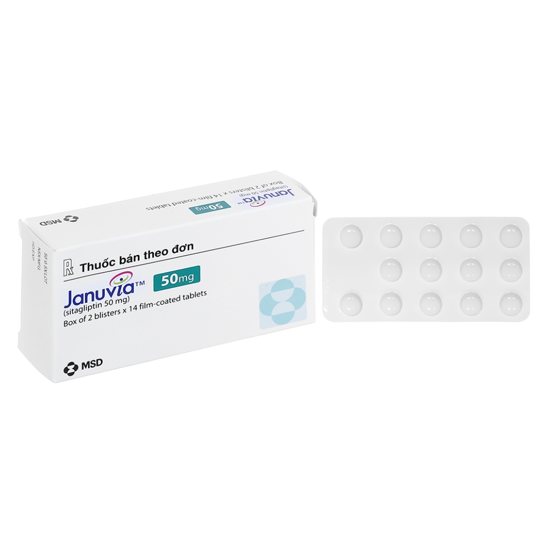 Thuốc Januvia 50mg điều trị tiểu đường - Pharmart.vn