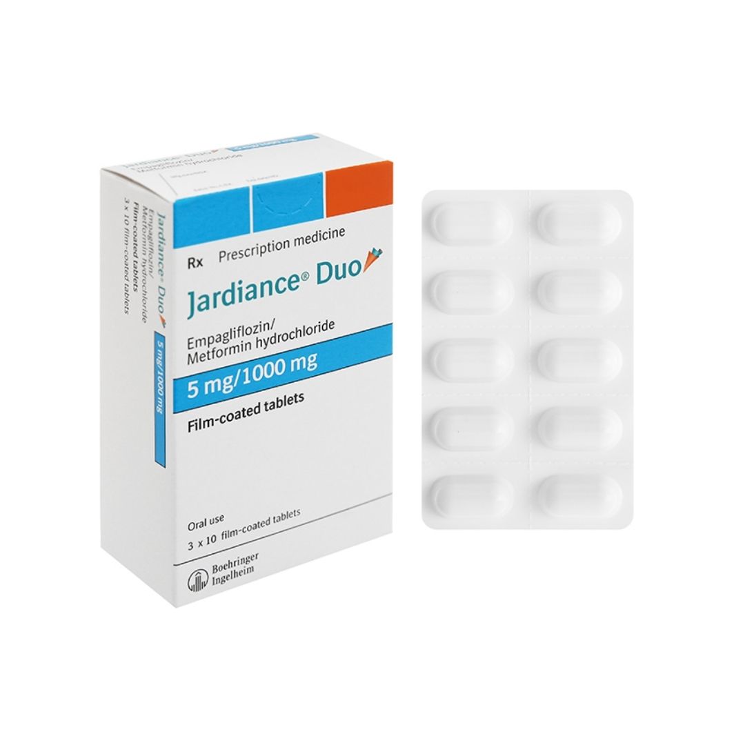 Jardiance Duo Thuốc Jardiance Duo 5mg/1000mg Là Thuốc Gì, Mua