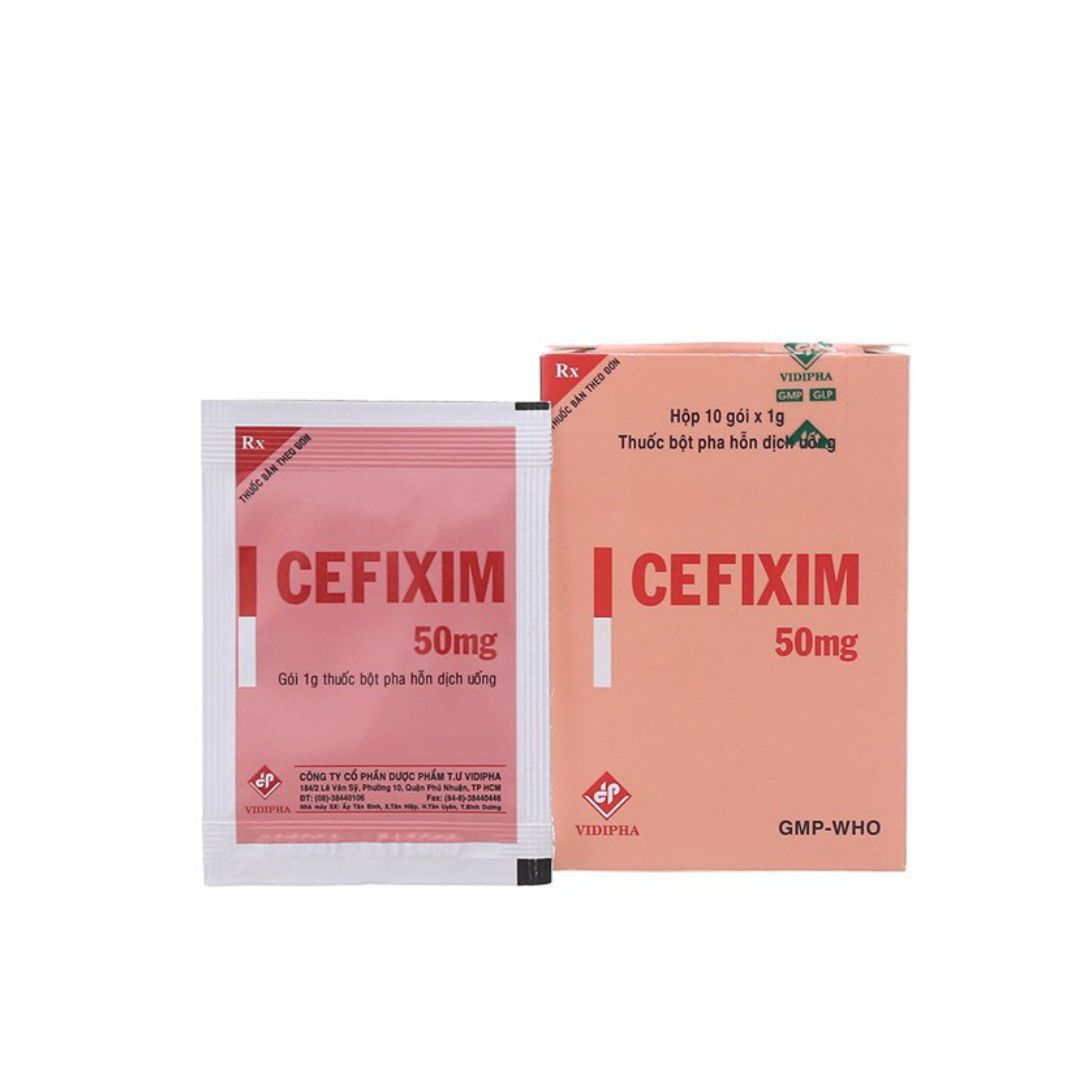 Thuốc kháng sinh Cefixim 50mg Vidipha - Pharmart.vn