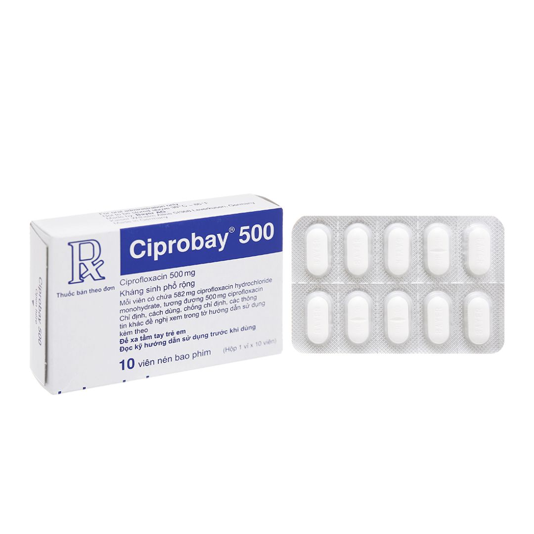 Thuốc Ciprobay 500mg - Điều trị nhiễm trùng - Pharmart.vn