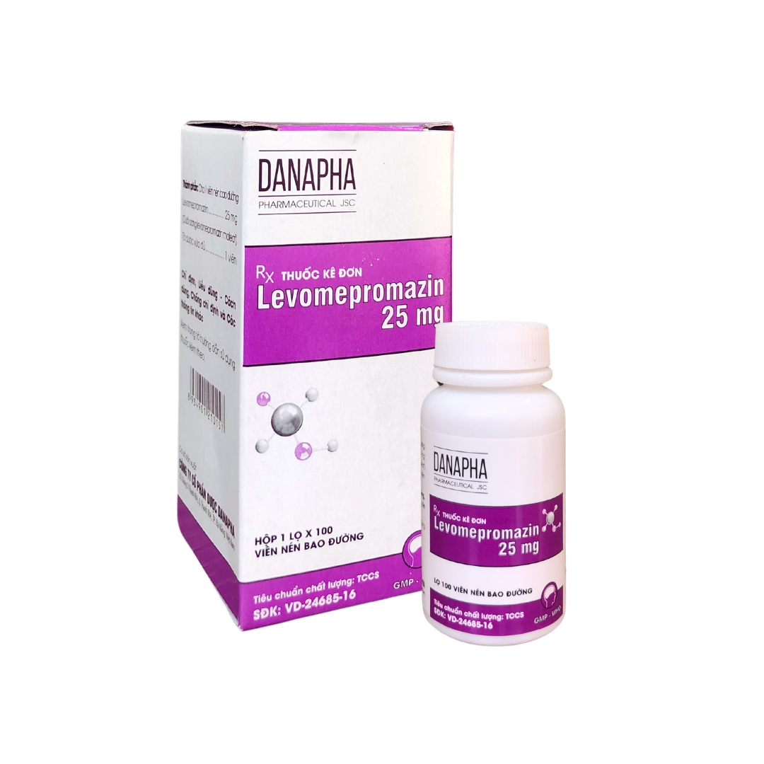 Thuốc Levomepromazin 25mg Danapha 100 viên - Pharmart.vn