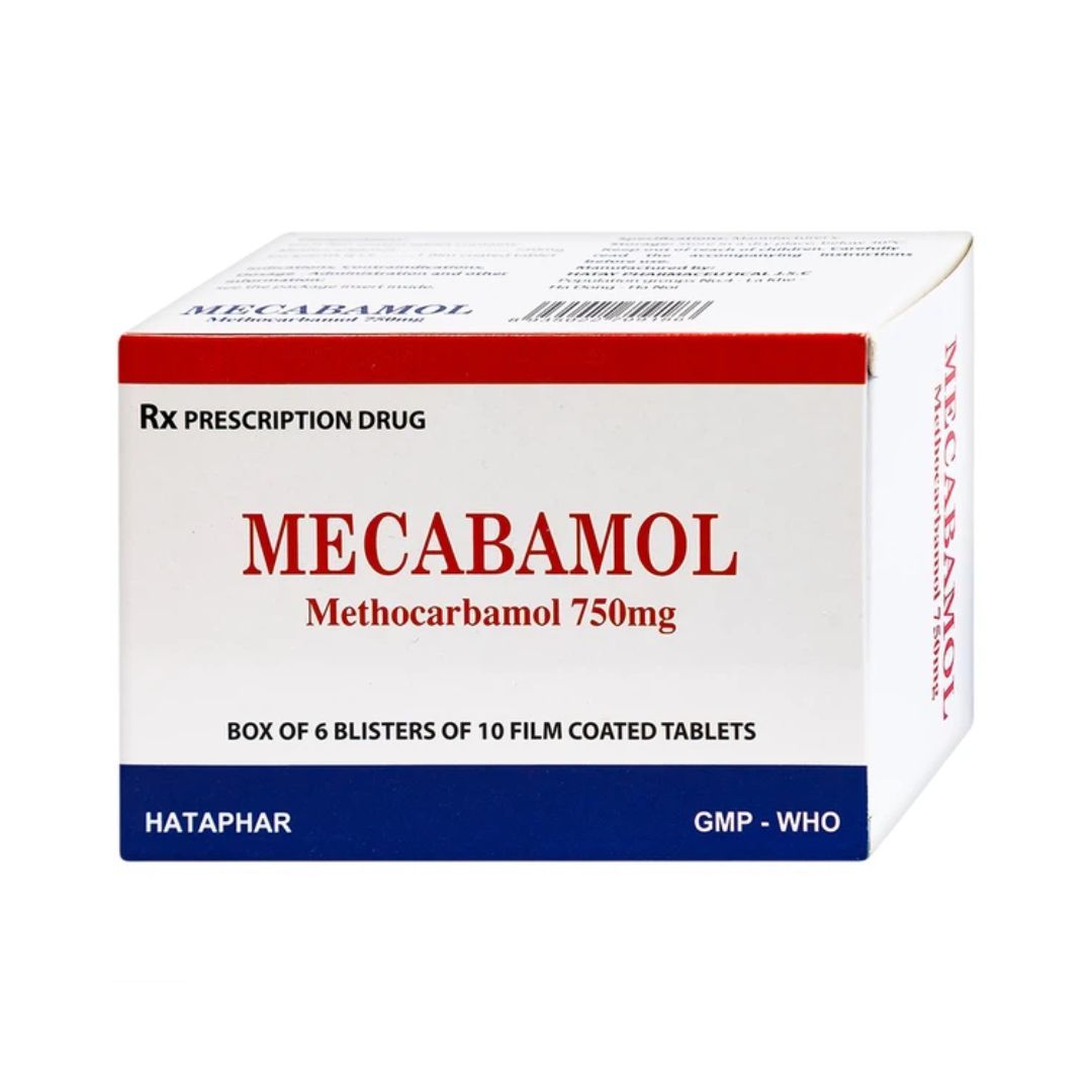 Thuốc Mecabamol 750mg - Điều trị bệnh lý cơ xương cấp tính - Pharmart.vn