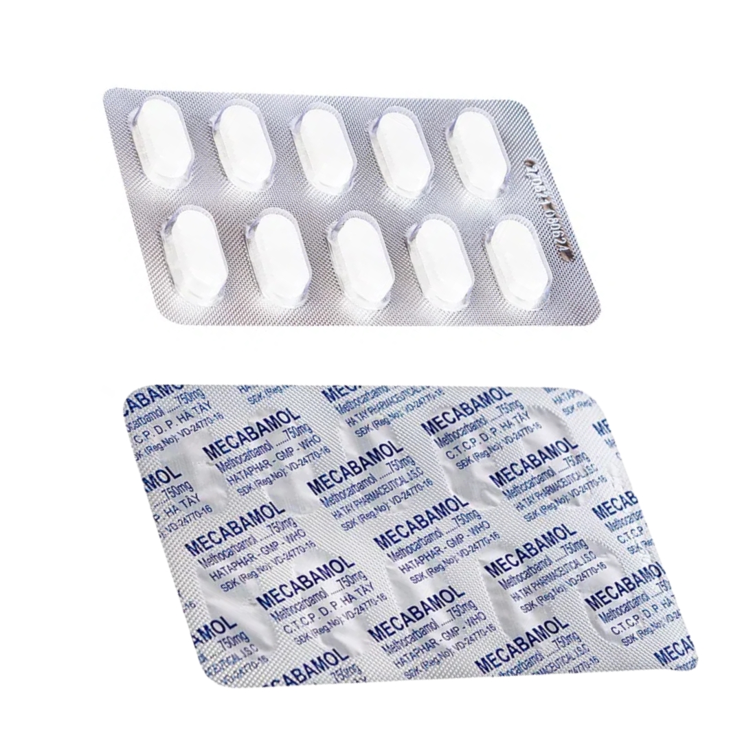 Thuốc Mecabamol 750mg điều trị bệnh lý cơ xương cấp tính - Pharmart.vn