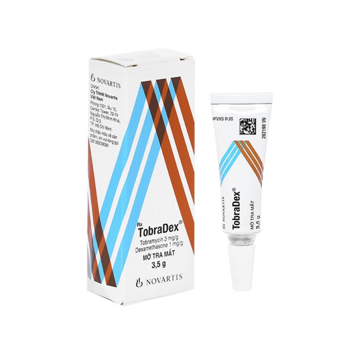 Thuốc mỡ tra mắt TobraDex 3,5g - Pharmart.vn