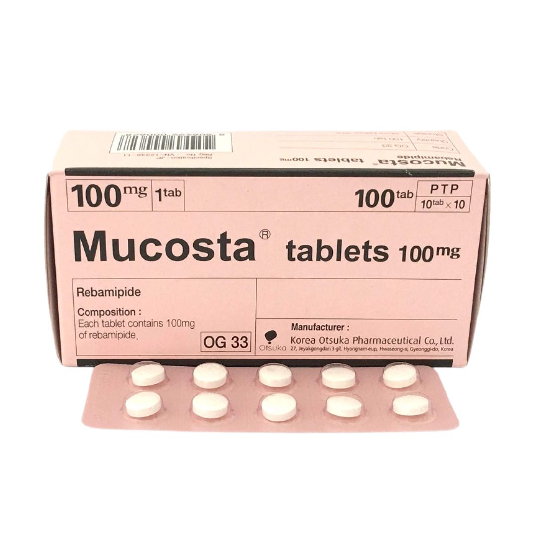 Thuốc Mucosta Điều trị viêm loét dạ dày - Pharmart.vn