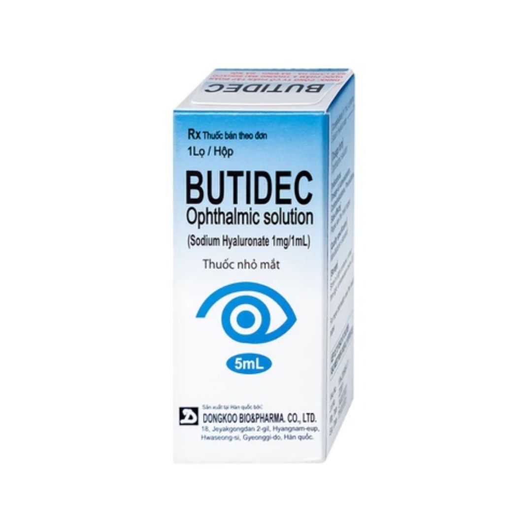 Thuốc nhỏ mắt Butidec 1mg/ml - Giảm triệu chứng khô, mỏi mắt - Pharmart.vn