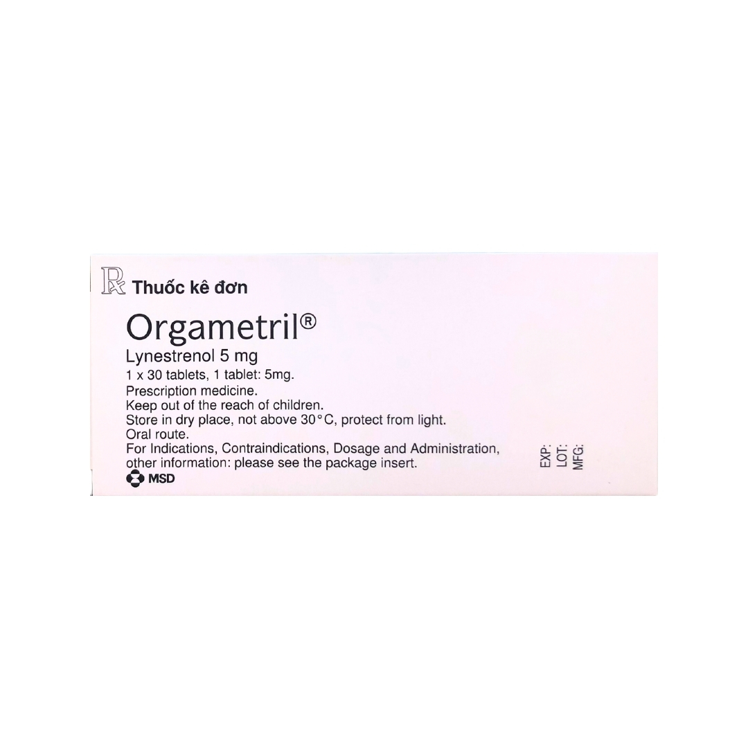 Thuốc Orgametril (5mg) - Điều trị đa kinh, rong kinh - Pharmart.vn