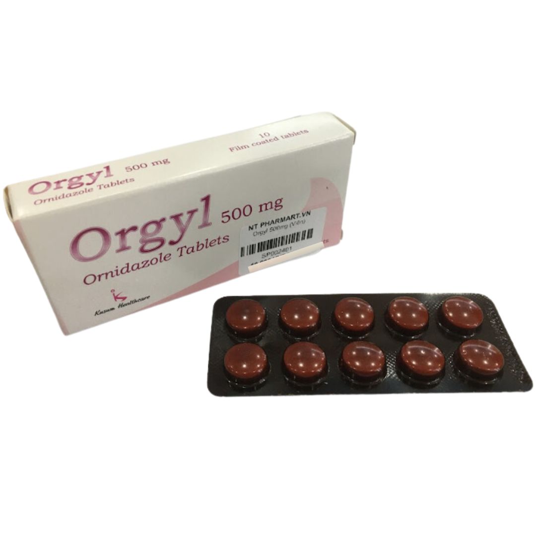 Thuốc Orgyl Kusum 500mg Thuốc diệt khuẩn amip - Pharmart.vn