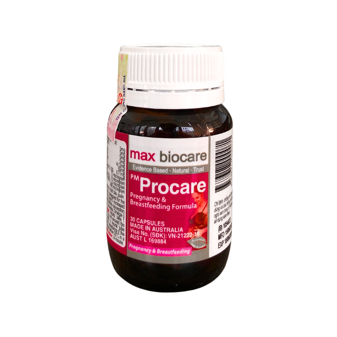 Thuốc Procare Pregnancy Breastfeeding - Cho Bà Bầu & Cho Con Bú Hộp 30 ...