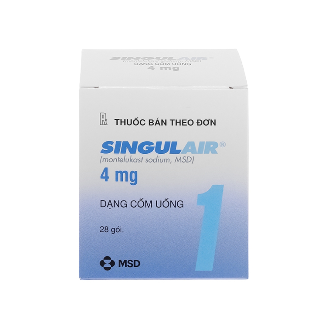 Thuốc Singulair 4mg dạng cốm - Điều trị và dự phòng hen phế quản ...
