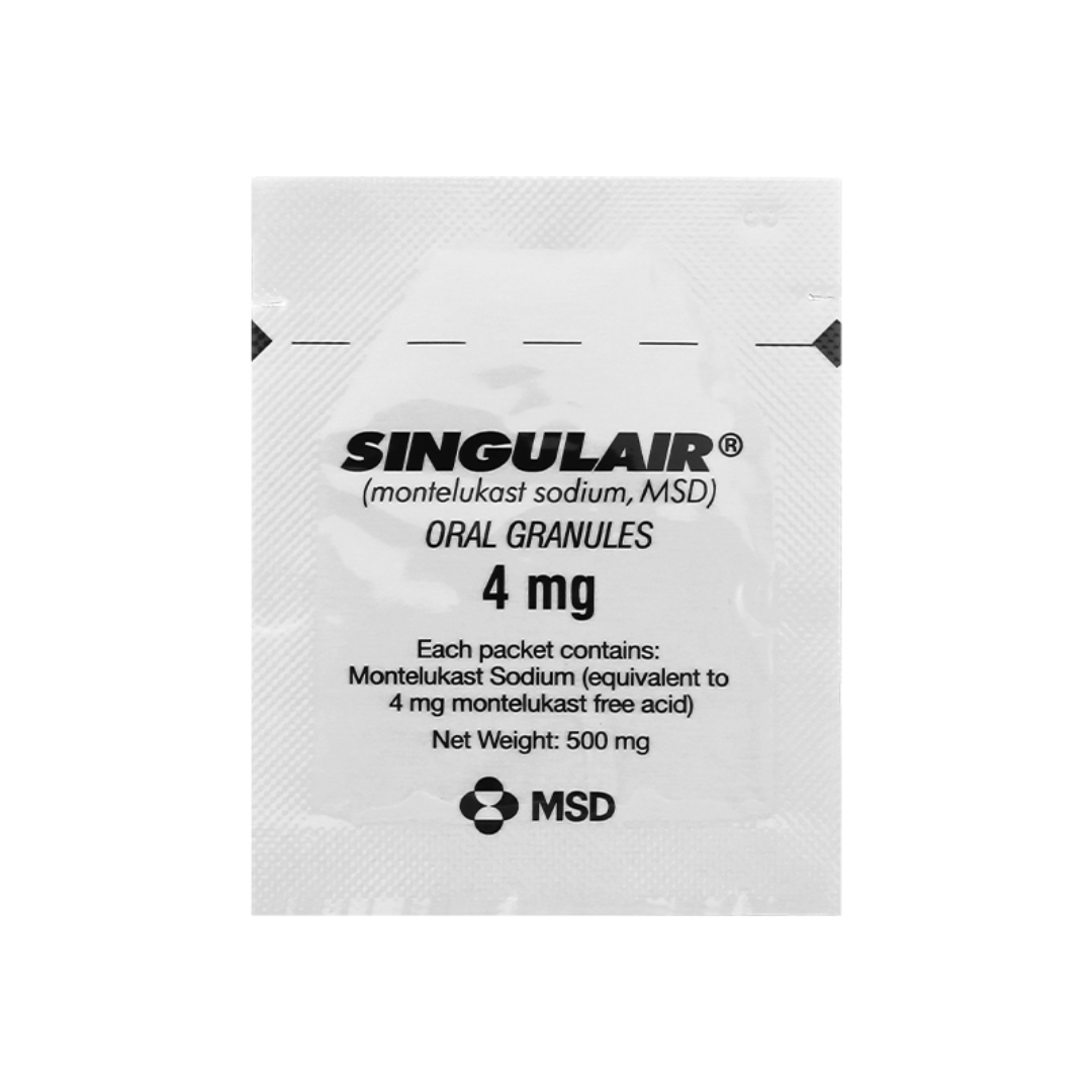 Thuốc Singulair 4mg dạng cốm - Điều trị và dự phòng hen phế quản ...