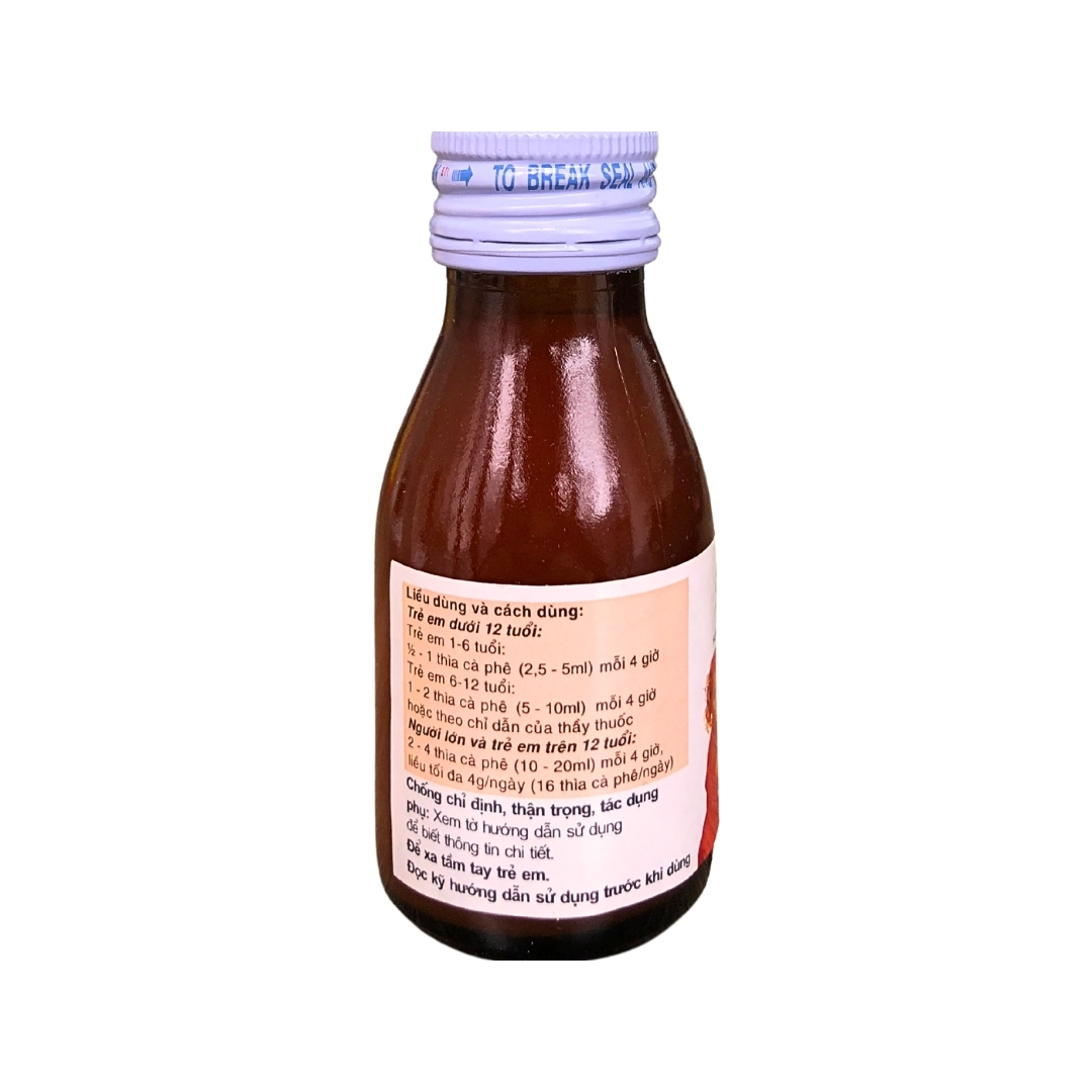 Thuốc Siro Sara - Điều trị hạ sốt, giảm đau hương cam - Pharmart.vn