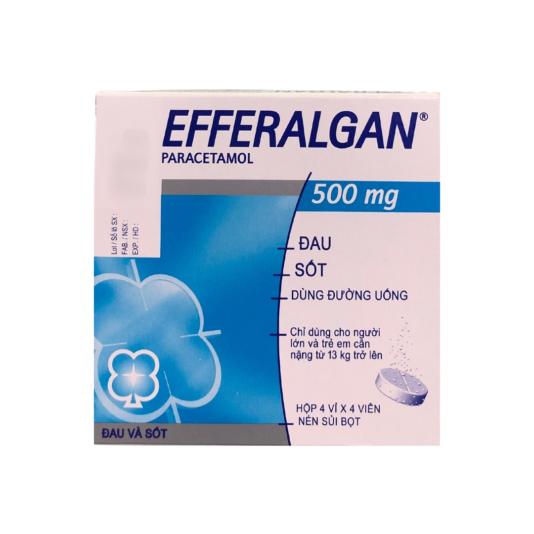 Thuốc sủi Efferalgan 500mg - Hạ sốt giảm đau - Pharmart.vn
